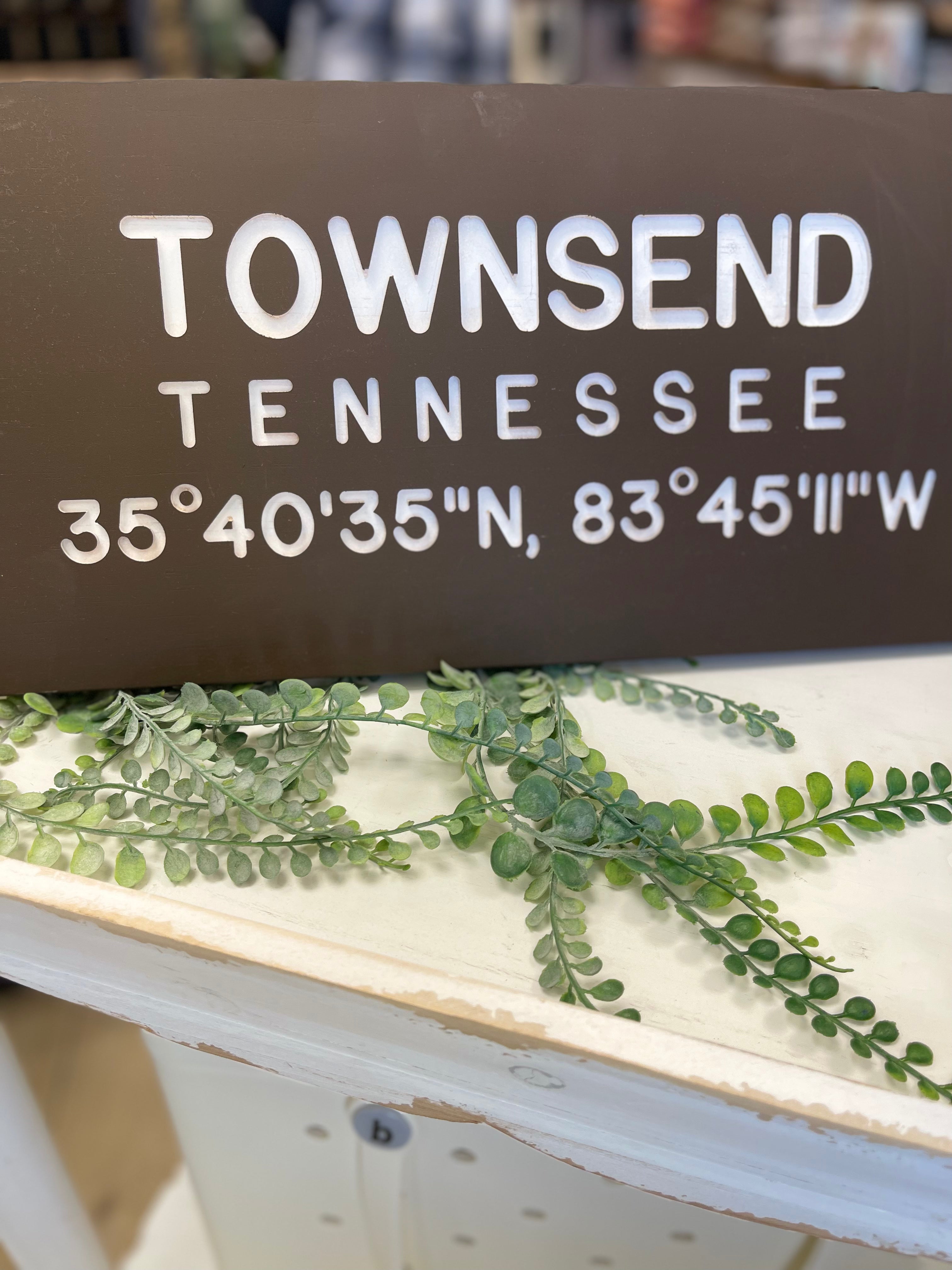 Townsend Coordinates Trail Sign – TownsendMercantileCo