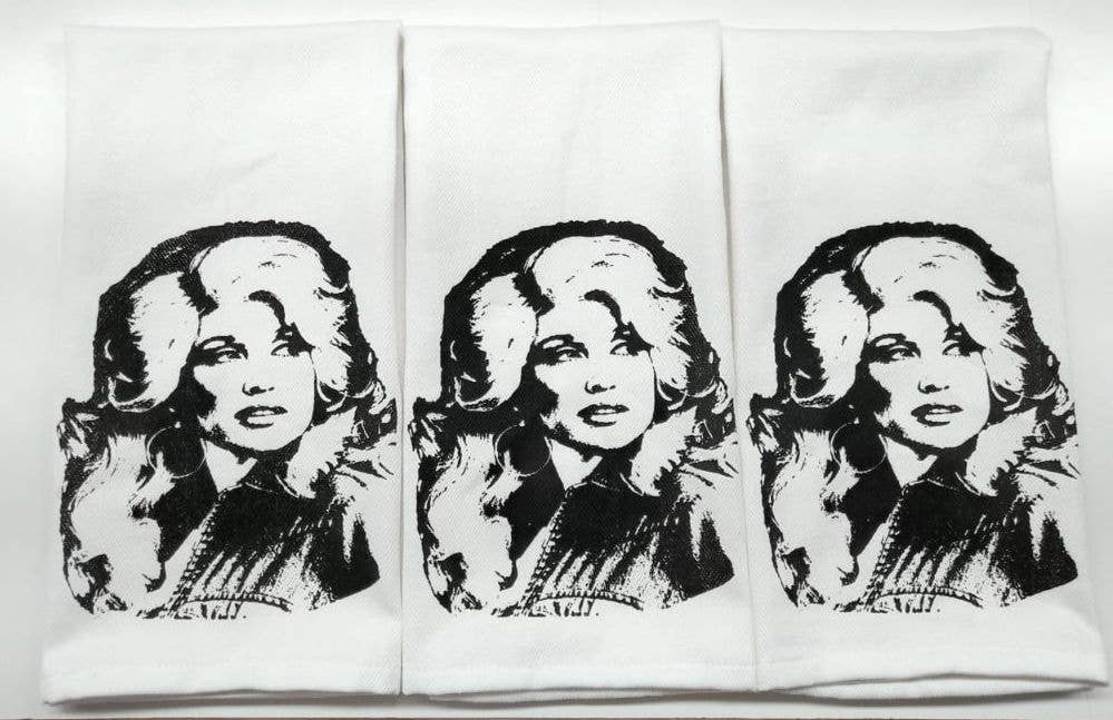 Dolly Parton Inspired Tea Towel - Dolly - Dolly Parton ...